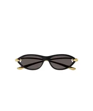 Bottega Veneta Knot Cat-Eye Acetate And Gold-Tone Sunglasses Gold