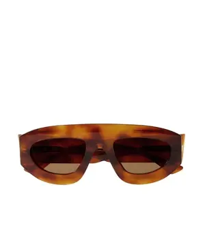 Bottega Veneta Aviator-style Sunglasses - Tortoiseshell
