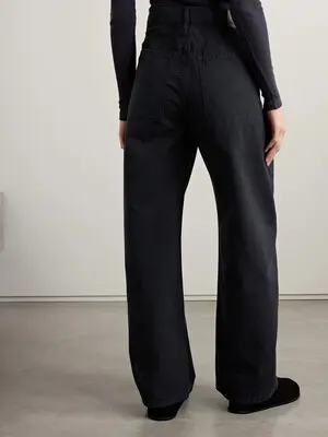 Citizens Of Humanity Ayla Cargo High-rise Wide-leg Jeans - Black