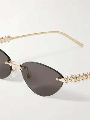 Cartier Clash De Rimless Cat-eye Sunglasses