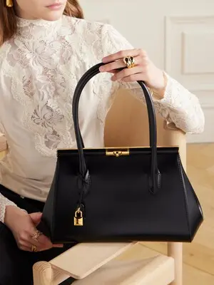 Dolce & Gabbana Marlene Leather Tote - Black