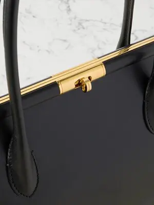 Dolce & Gabbana Marlene Leather Tote - Black