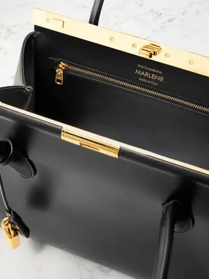 Dolce & Gabbana Marlene Leather Tote - Black