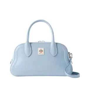 Bally Unda Appliquéd Leather Tote - Blue