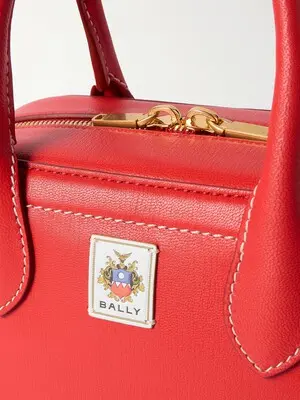 Bally Unda Leather Tote - Red
