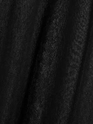 Alaïa Hooded Jersey Bodysuit - Black