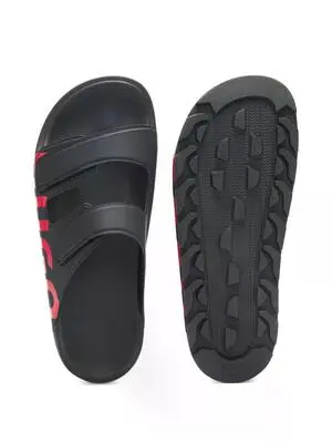 Hugo Logo-print Slides - Black
