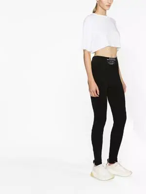 Stella McCartney Logo-print Ribbed Leggings