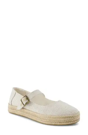 Toms Carolina Mary Jane Espadrille Platform - Natural