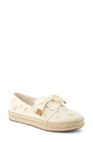 Toms Carolina Lace-up Espadrille Sneaker - Natural