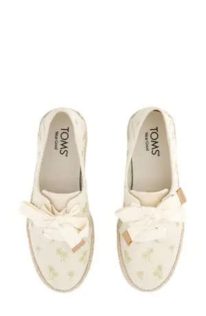 Toms Carolina Lace-up Espadrille Sneaker - Natural