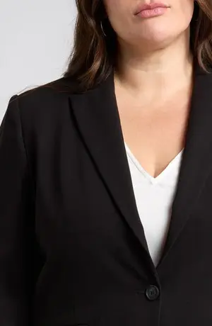 Nordstrom Ingrid Classic Fit Blazer - Black