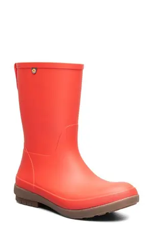 Bogs Amanda Ii Waterproof Rain Boot - Red