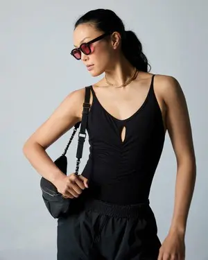 DAUGHTER LESSONS Core Bodysuit - Black