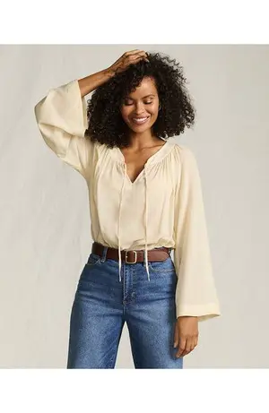 LANDS' END Reversible Leather Belt