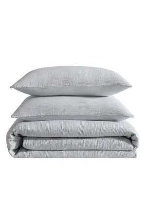 Calvin Klein Washed Textured Duvet Cover & Shams Set - Dawn B Lue