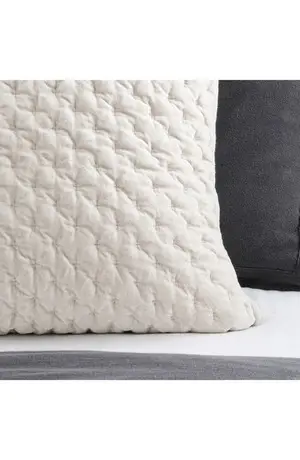 DKNY PURE Velvet Quilt Euro Pillow Sham