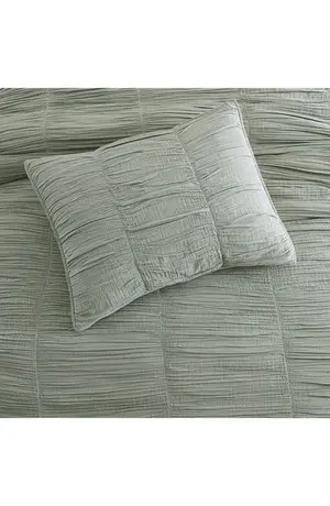DKNY PURE Ruched Gauze Duvet Cover & Shams Set