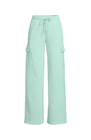 LANDS' END High Rise Wide Leg Cargo Pants