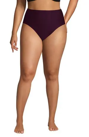 LANDS' END High Waisted Bikini Bottom