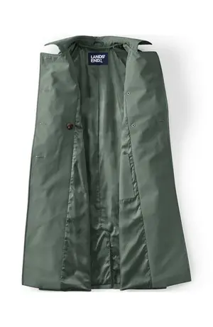LANDS' END Waterproof Modern Trench Coat - Spruce