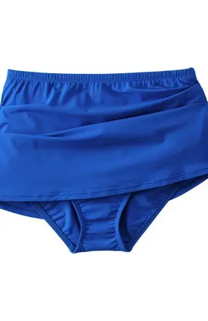 LANDS' END Swim Skirt Bottom - Bright Cobalt Blue