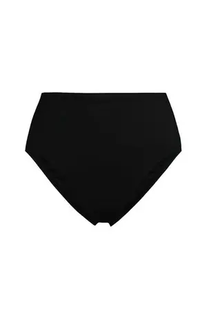 LANDS' END Cheeky High Waisted Bikini Bottom - Black