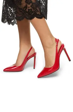 Aldo Lala Slingback Pumps - Red