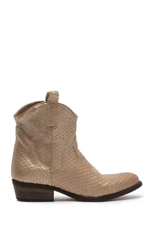ARTISAN CRAFTED BY ZIGI Mireya Western Ankle Bootie - Gold Ske L