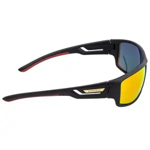 BREED Aquarius Polarized Sunglasses - Black/red-yellow