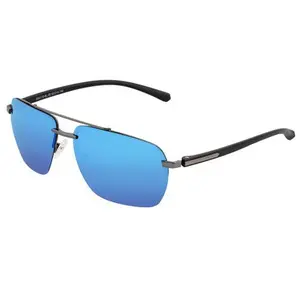SIMPLIFY Lennox Sunglasses - Gunmetal/blue