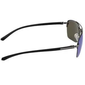 SIMPLIFY Lennox Sunglasses - Gunmetal/blue