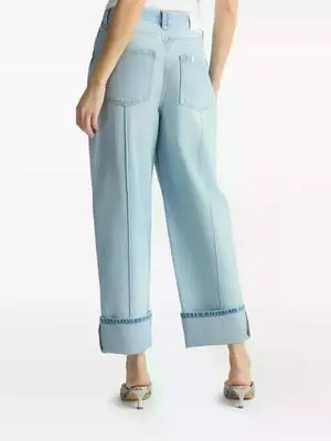 Liu Jo Straight Leg Cropped Jeans