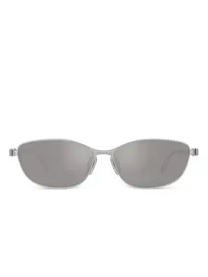 Balenciaga Oval-frame Sunglasses - Silver