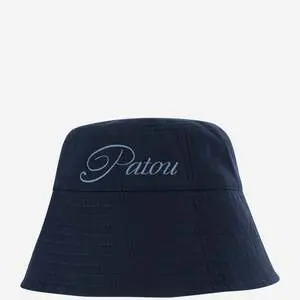 Patou Cotton Bucket Hat - Blue