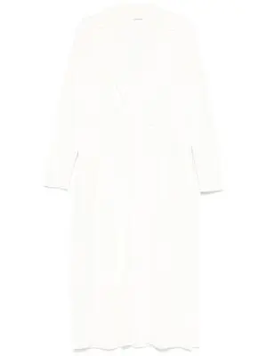PAROSH Double-breasted Coat - Cream