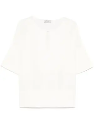 Alberto Biani Drop Shoulder Blouses