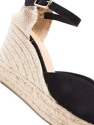 CastaÑer Bianca Canvas Espadrilles - Black