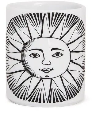 FORNASETTI Pencil Holder Sole - White