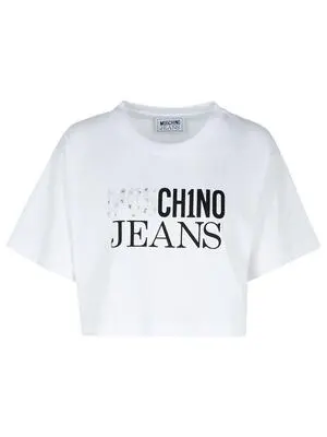 Moschino Jeans Cut Out Tops