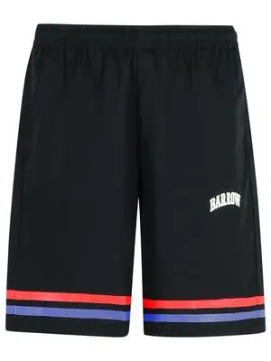 BARROW Rugby' Cotton Bermuda Shorts - Black