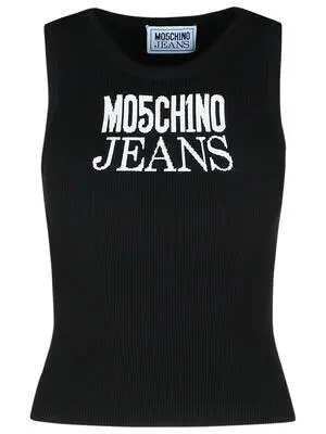 Moschino Jeans Scoop Neck Tops