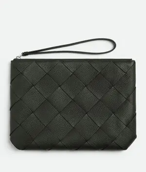 BOTTEGA  VENETA Diago Large Pouch - Dark Green