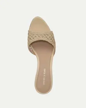 Veronica Beard Tia Raffia Sandals - Natural
