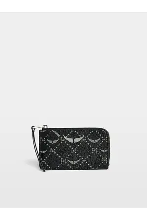 Zadig&Voltaire Zv Card Monogram Card Holder - Black