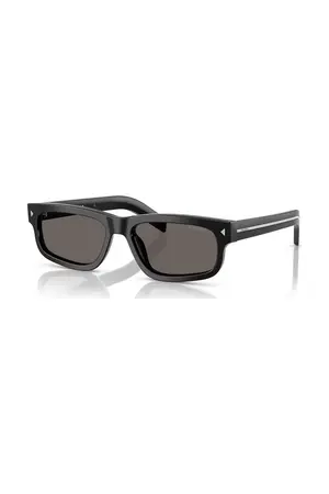 Prada Rectangle Sunglasses - Black