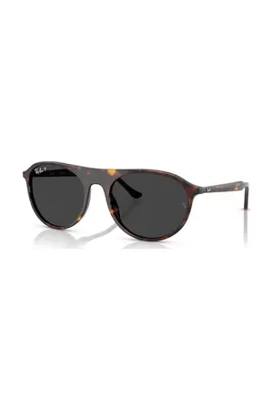 Ray-ban Tortoise Square Frame Sunglasses - Black