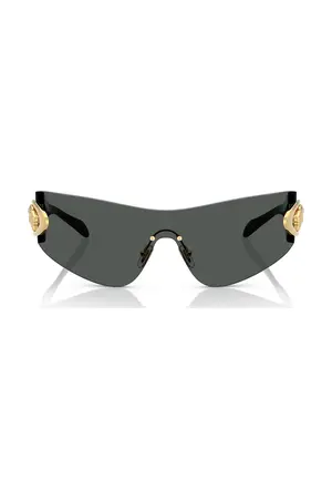 Versace Irregular Pillow Frame Sunglasses - Grey