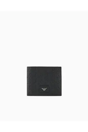 Emporio Armani Embossed Wallets For Men