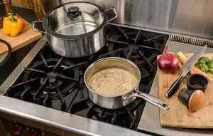 FRIELING Black Cube Hybrid Quick Release 2.5 Quart Saucepan